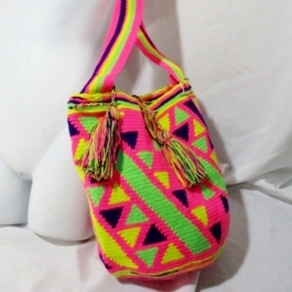 WAYUU TAYA | Bags | New Wayuu Taya Kilim Serape Ethnic Tapestry Bag ...